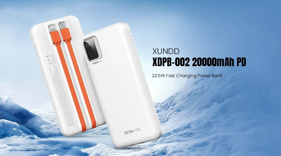 XUNDD XDPB-002 PD 22.5W Fast Charging Power Bank - 20000mAh Price in ...